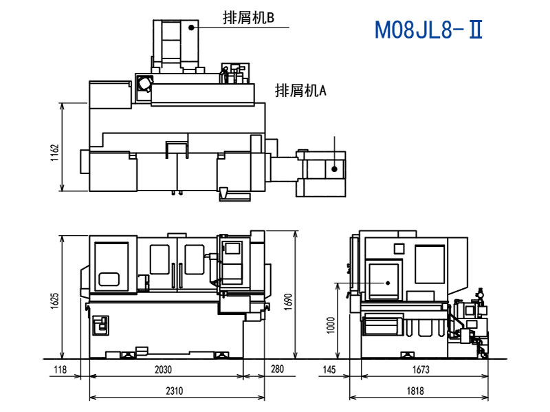 CNC刀塔车床 M08JL8-II-东莞市派森机械有限公司